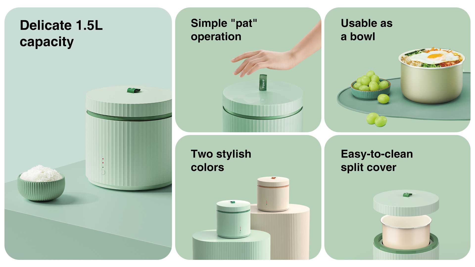 TOKIT Rice Cooker 1.5 L pro – TOKIT EU